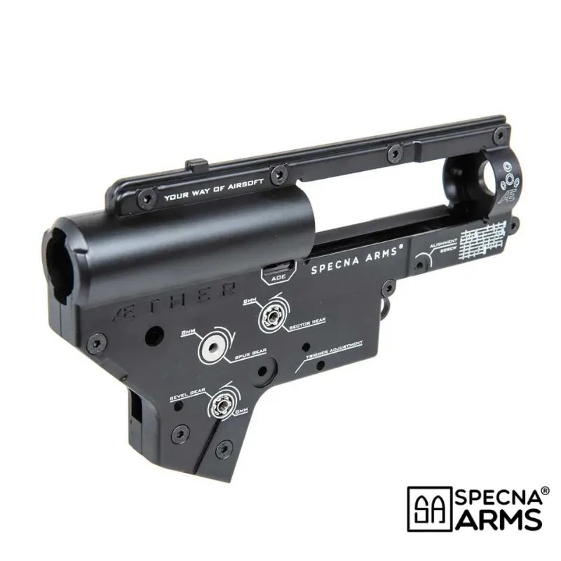 Gearbox Ver.2 8mm Specna Arms Prime Negro | Airsoft Yecla